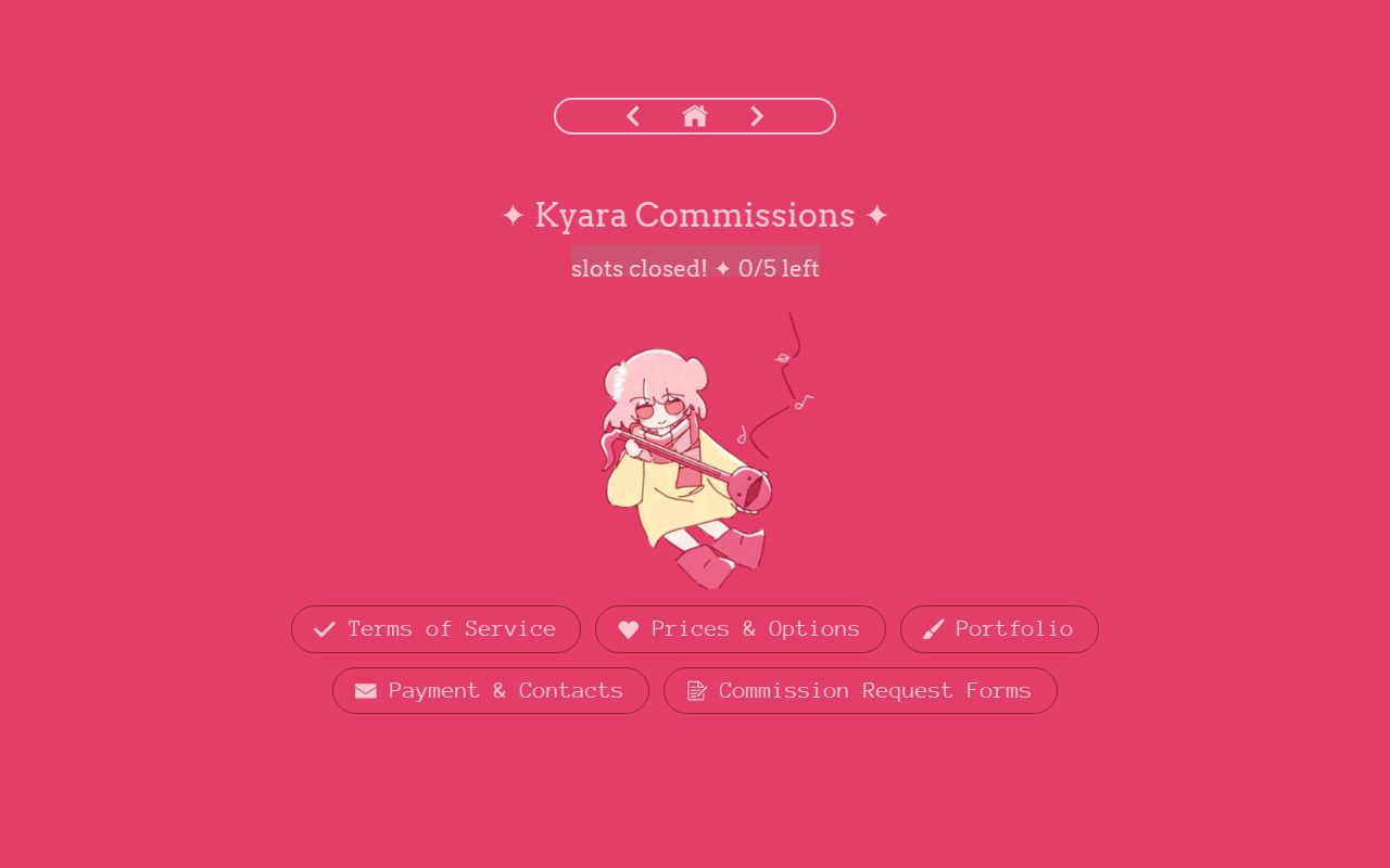 Kyara Commissions 2.0
